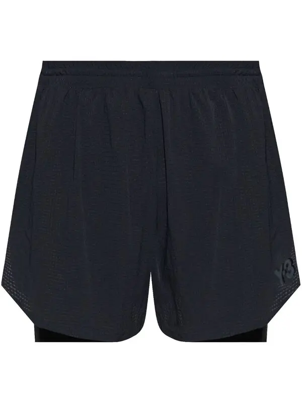 Y3 Logo-print Track Shorts