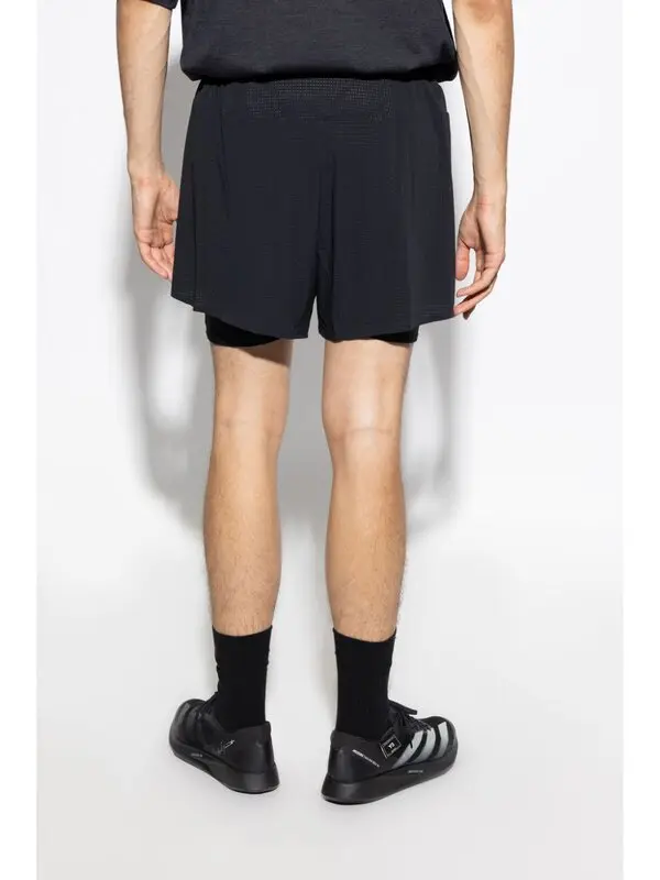 Y3 Logo-print Track Shorts