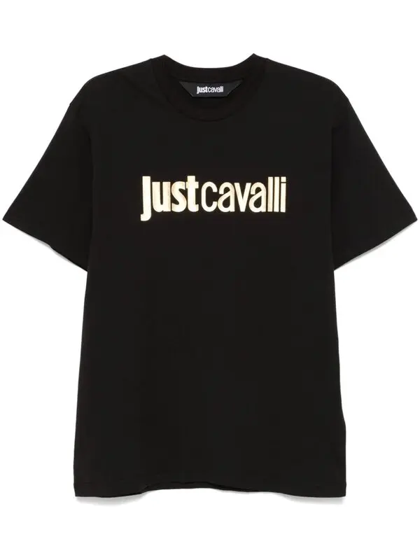 Just Cavalli Logo-print T-shirt - Black