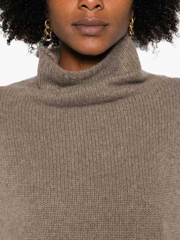 Kristensen Du Nord Cashmere Roll Neck Sleeveless Sweater