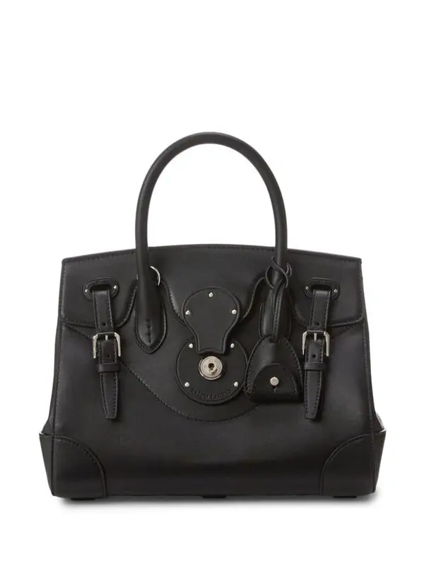 Ralph Lauren Ricky Leather Tote - Black