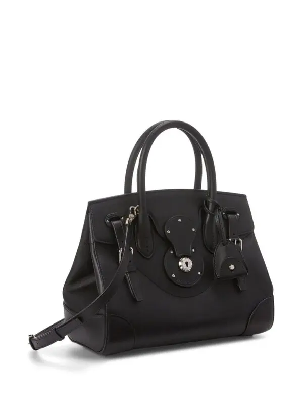 Ralph Lauren Ricky Leather Tote - Black