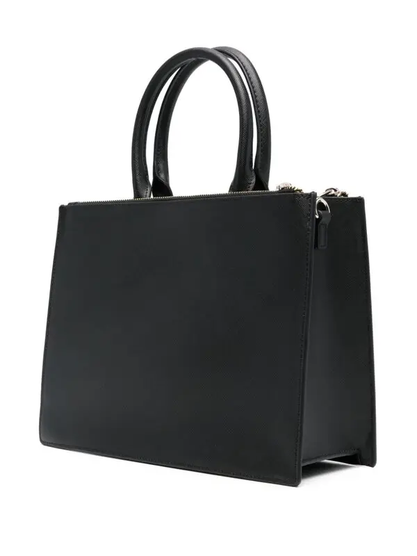 Just Cavalli Logo Lettering Tote Bag - Black
