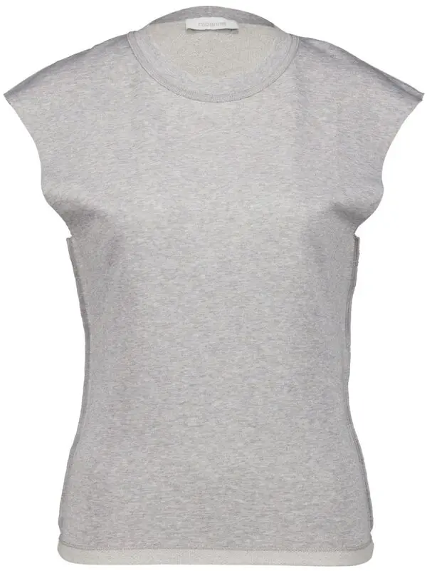 Rabanne Chain-detail T-shirt - Grey