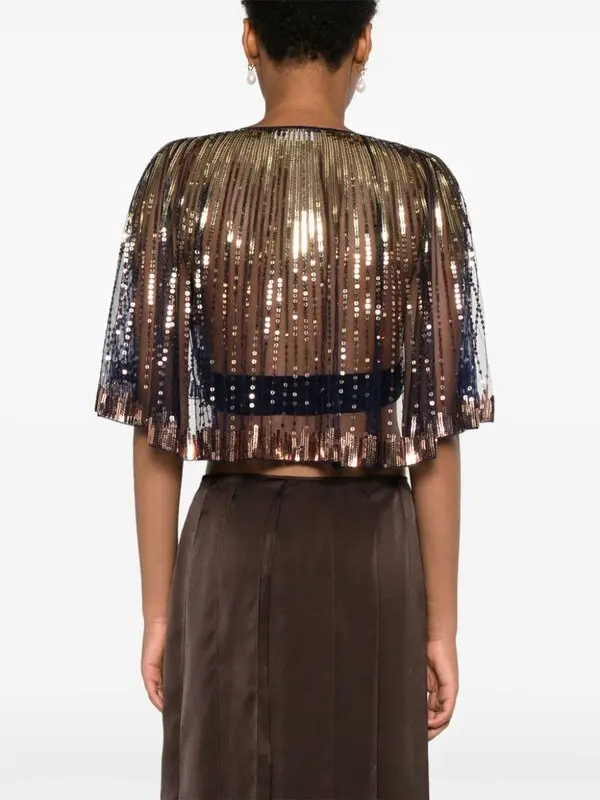 Rabanne Sequin Embellished Blouse