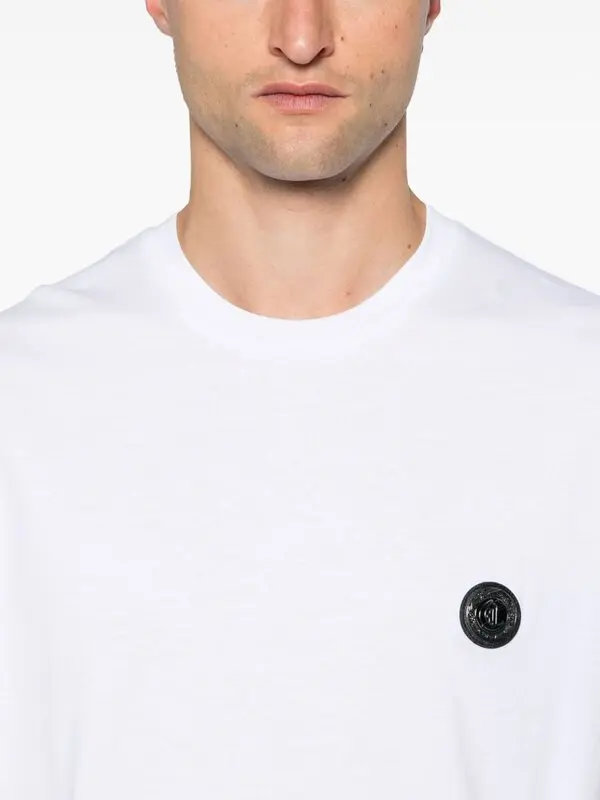Just Cavalli Logo-plaque T-shirt - White