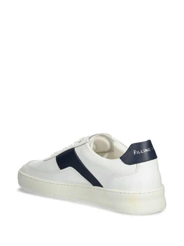 Filling Pieces Leather Sneakers - White