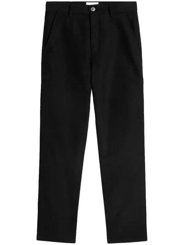 Ami Logo-patch Straight-leg Trousers