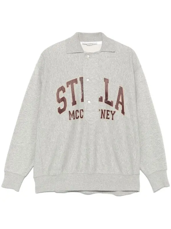 Stella McCartney Varsity Logo Polo Top