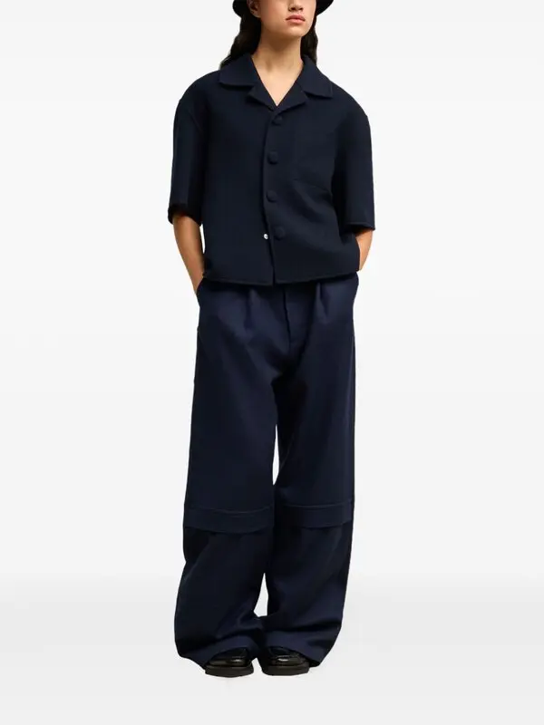 Ami Camp-collar Jacket - Blue