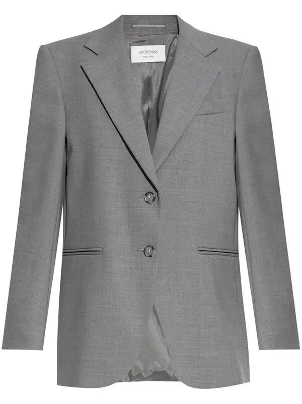 Sportmax Baffo Blazer - Grey
