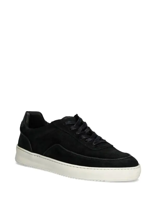 Filling Pieces Suede Sneakers - Black