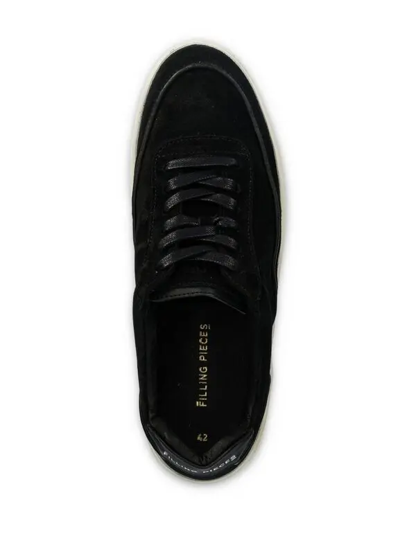 Filling Pieces Suede Sneakers - Black
