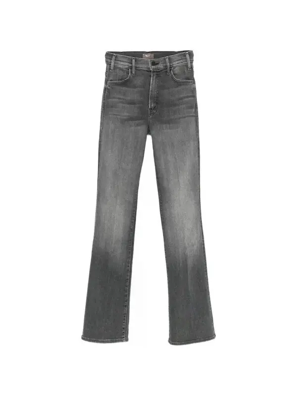 MOTHER The Lil' Hustler Bootcut Jeans - Black
