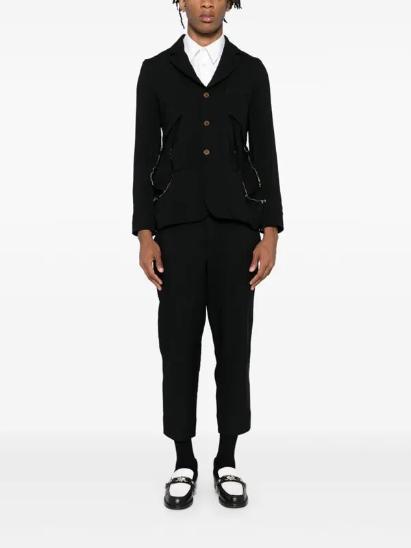 BLACK COMME DES GARÇONS Distressed Blazer