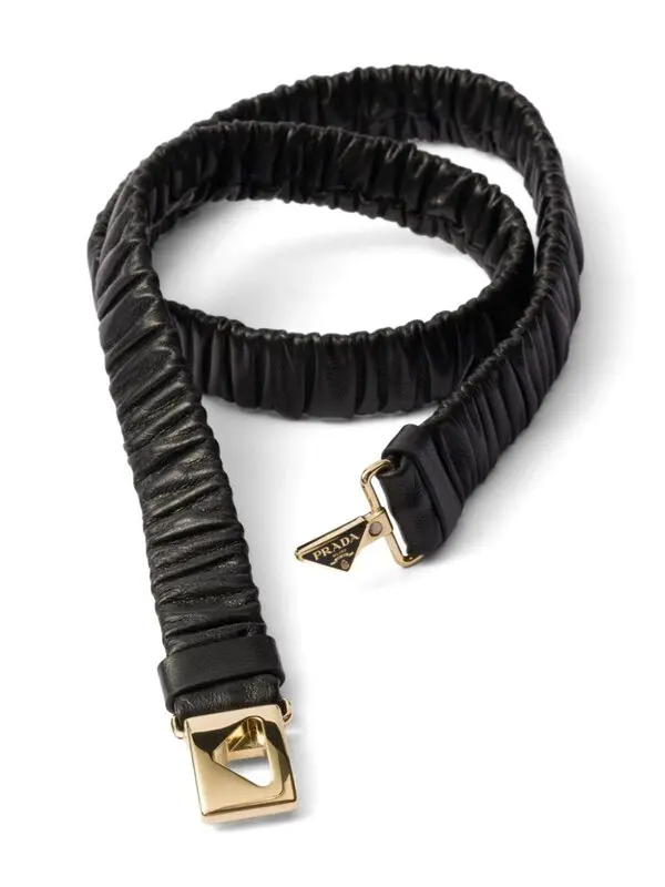 Prada Leather Belt - Black