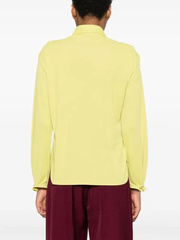 Victoria Beckham Crepe Shirt - Yellow