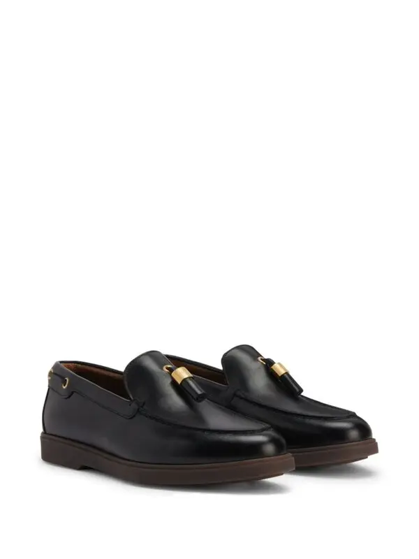 GIUSEPPE ZANOTTI Maui Tassels Slip-on Loafers - Black