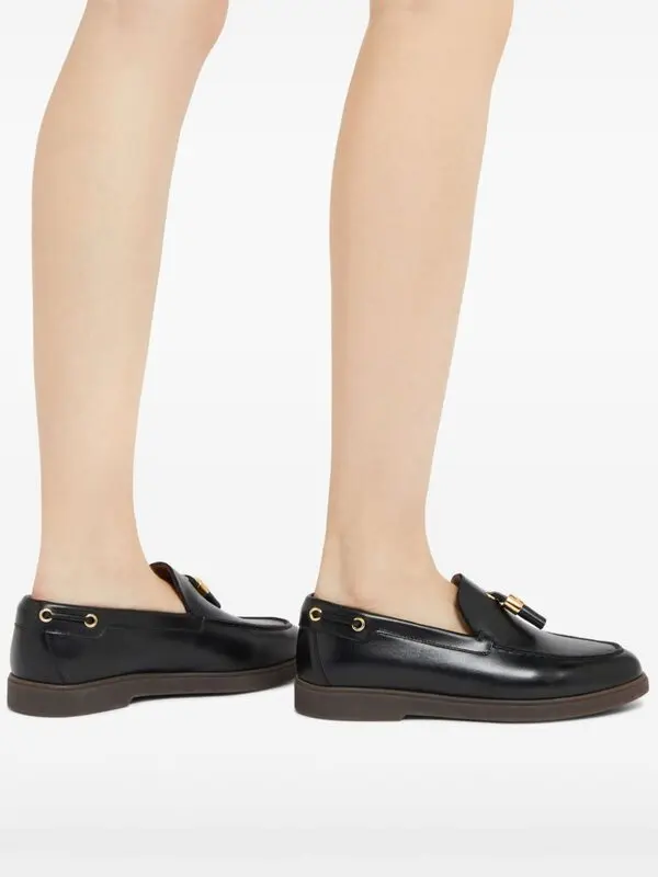 GIUSEPPE ZANOTTI Maui Tassels Slip-on Loafers - Black