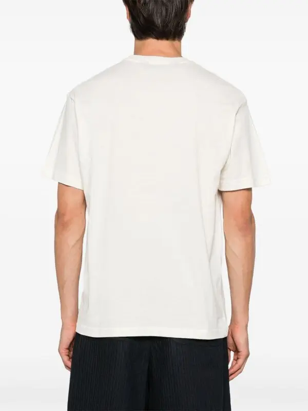 Just Cavalli Raised Logo T-shirt - Neutrals