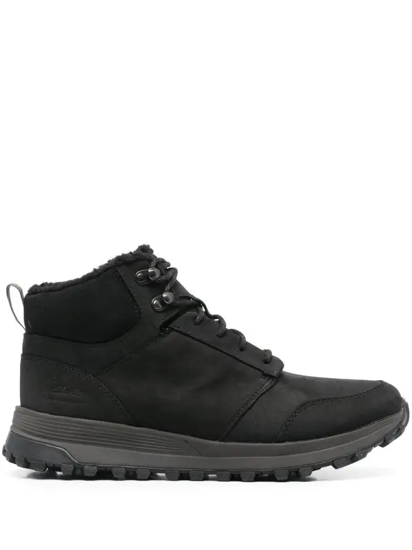 Clarks Trek Up Ankle Boots - Black