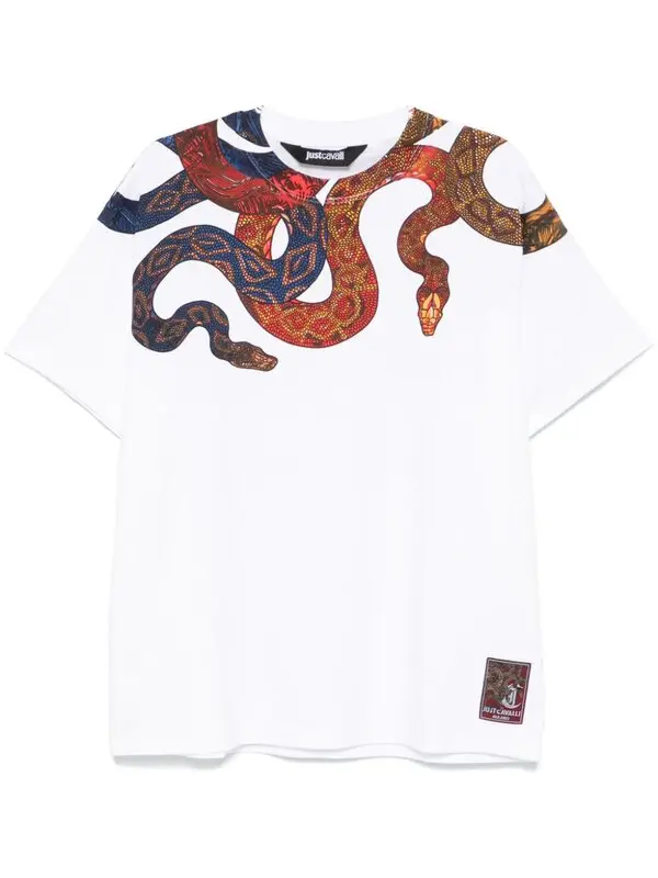 Just Cavalli Logo-print T-shirt