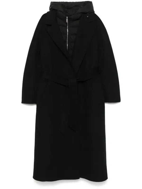 MOORER Olivie Mid-length Coat - Black