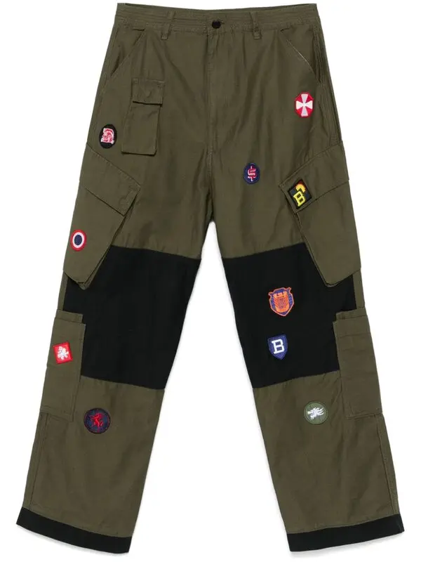 BILLIONAIRE BOYS CLUB Patch Cargo Trousers