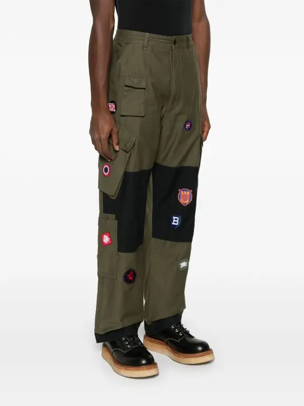 BILLIONAIRE BOYS CLUB Patch Cargo Trousers