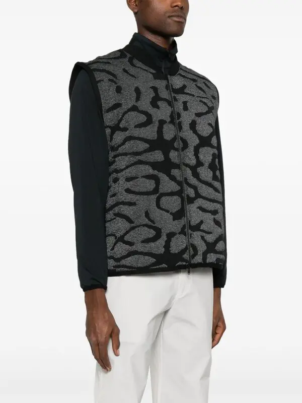 Y3 Patterned Jacquard Gilet