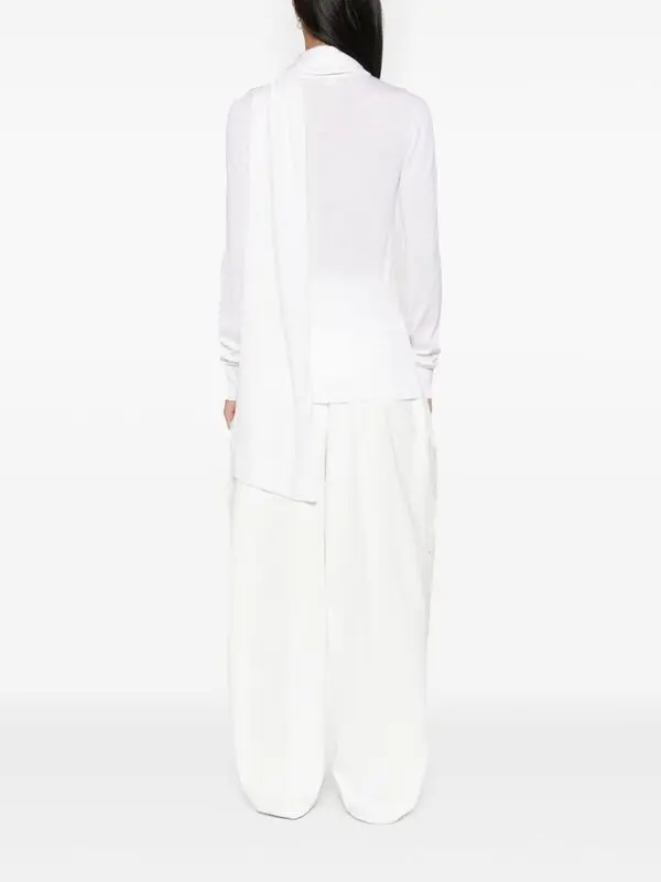 TOTEME Draped-scarf Sweater