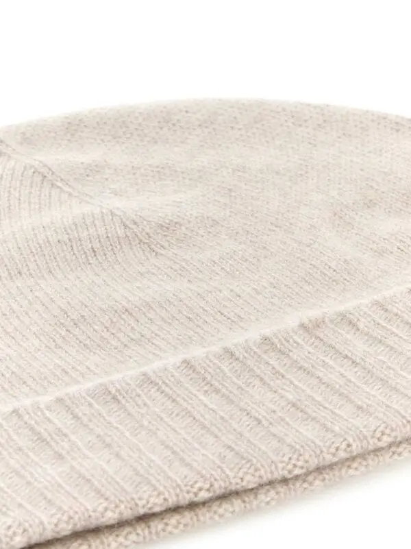 Le Kasha Cashmere Beanie - Neutrals