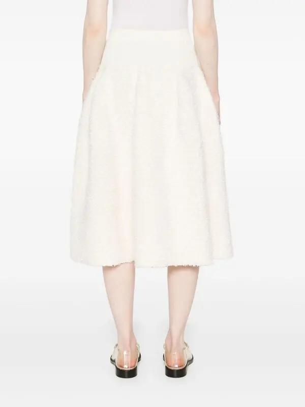 Cfcl Pottery Reef Luxe Midi Skirt In White - 47% Off
