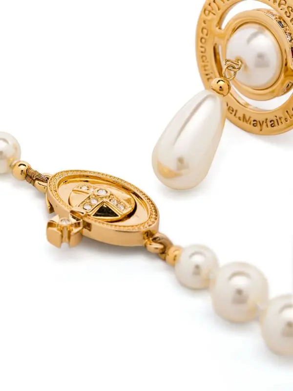 VIVIENNE WESTWOOD One Row Pearl Drop Choker