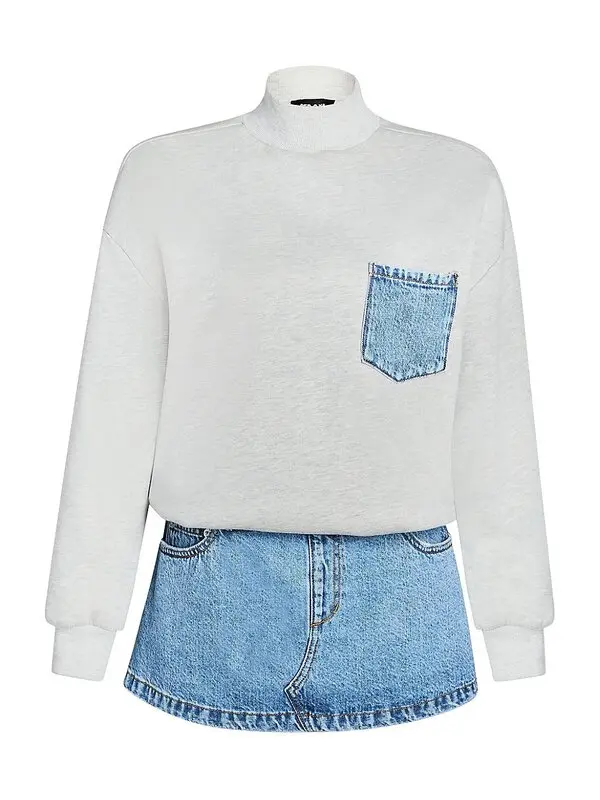 white christmas dresses Marley Terry Denim Dress – Retrofete