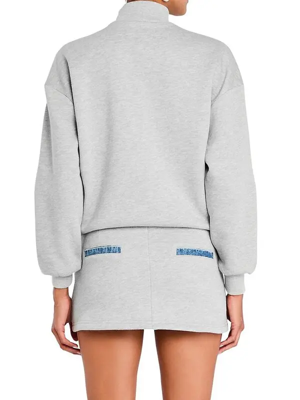 Seroya Marley Terry Denim Sweater Dress - River | Editorialist