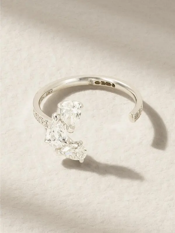 REPOSSI Serti Sur Vide 18-karat White Diamond Ring - Gold