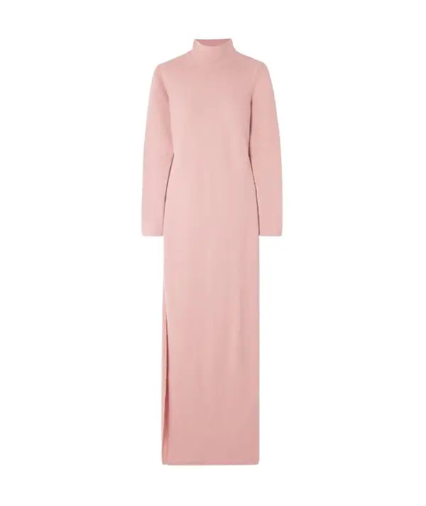 light pink dress strapless Just Friends Strapless Ruffle Maxi Dress Light Pink