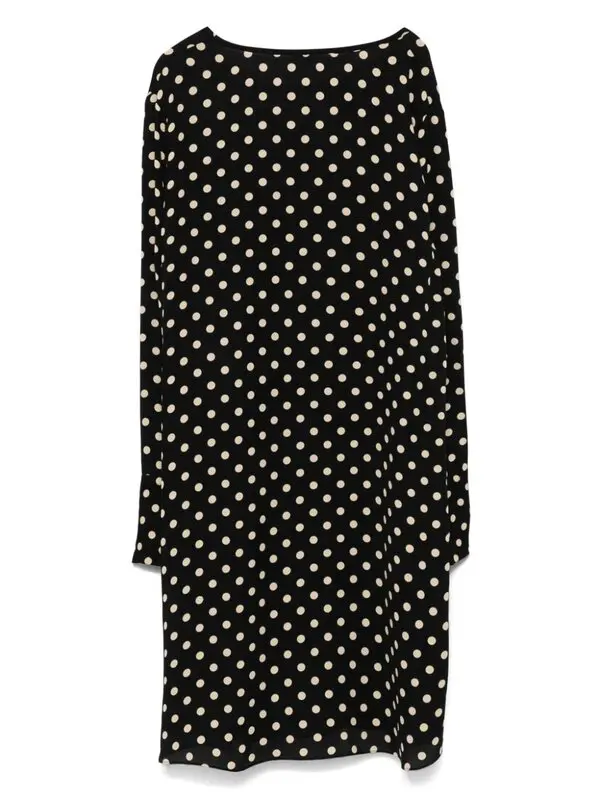 Aspesi Polka-dot Midi Dress