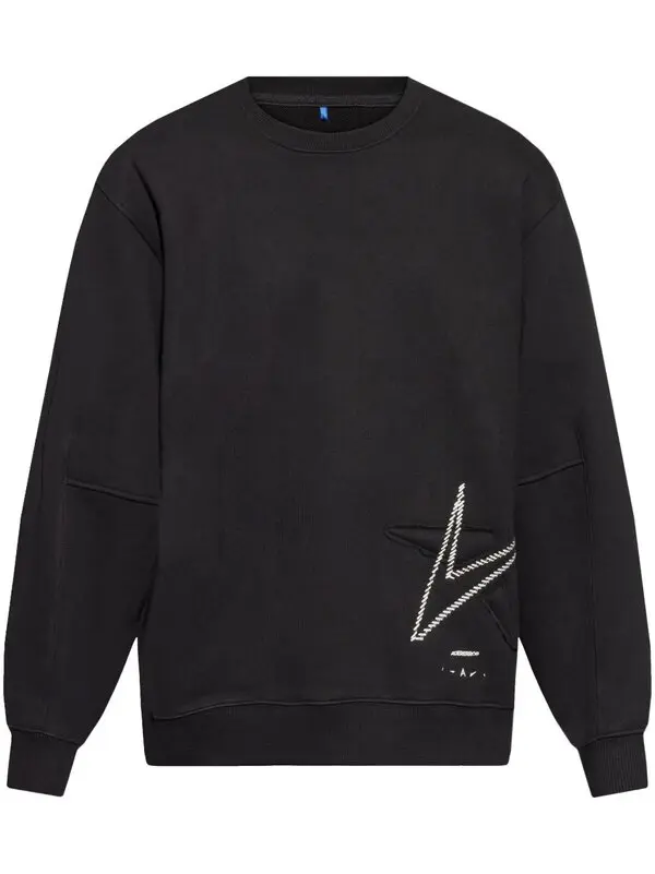 ADER ERROR Logo Embroidered Crew Neck Sweater