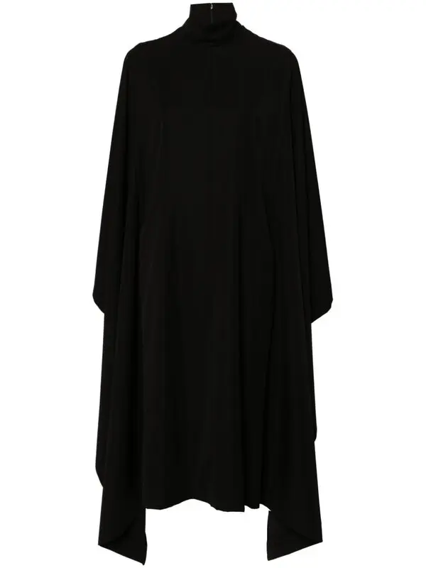 ALAINPAUL Draped Midi Dress