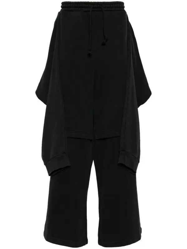 ALAINPAUL Layered Cotton Track Pants