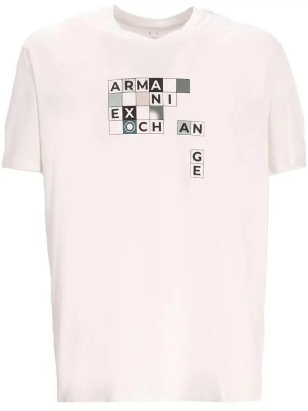 Armani Exchange Logo-print Cotton T-shirt - White
