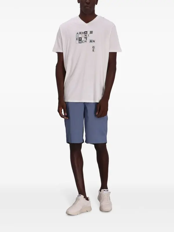 Armani Exchange Logo-print Cotton T-shirt - White
