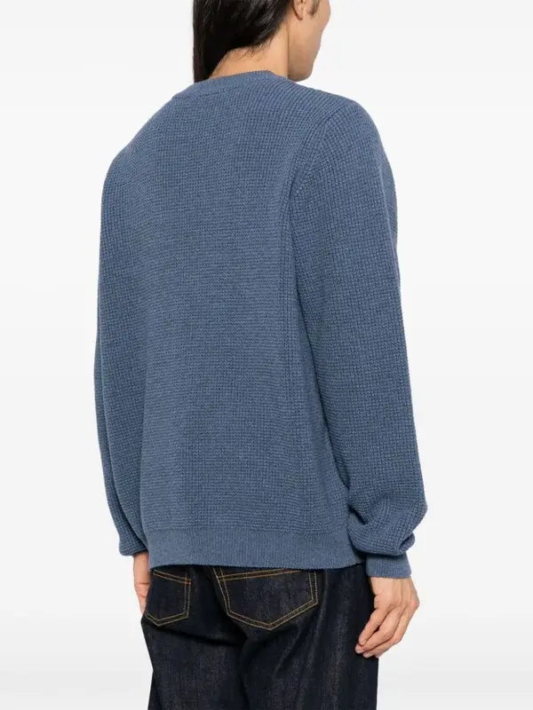 Maison Kitsuné Handwriting Comfort Cardigan - Blue