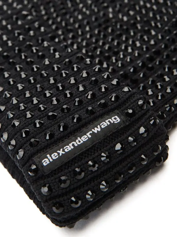 Alexander Wang Crystal-embellished Beanie
