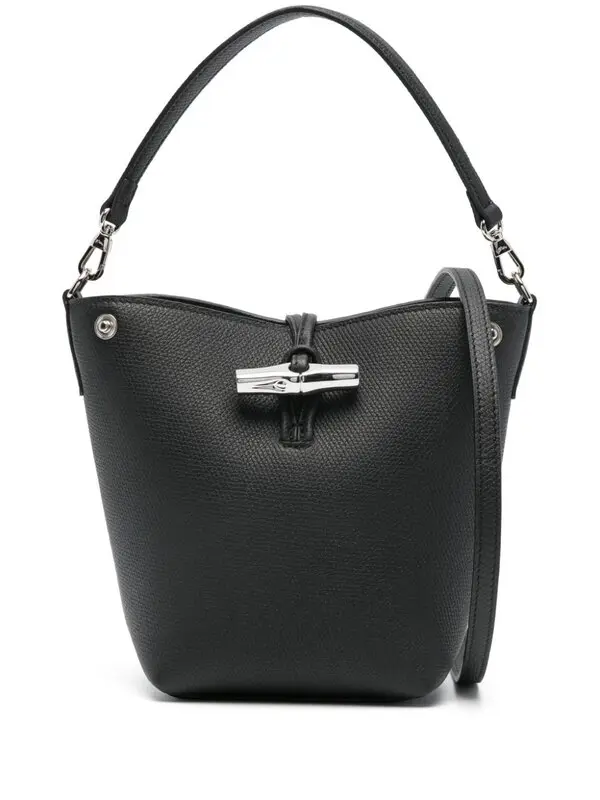 Longchamp Xs Roseau Bucket Bag - Black