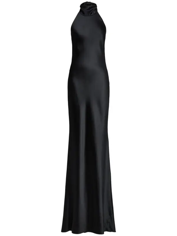 Ralph Lauren Satin-finish Gown - Black