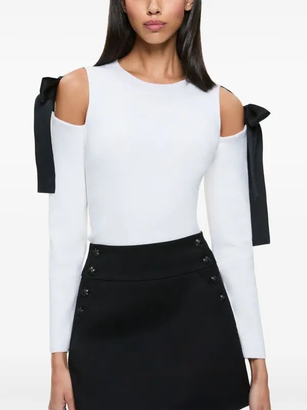 Alice + Olivia Dara Cut-out Jumper