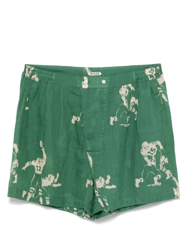 BODE Football Silhouette Boxers - Green